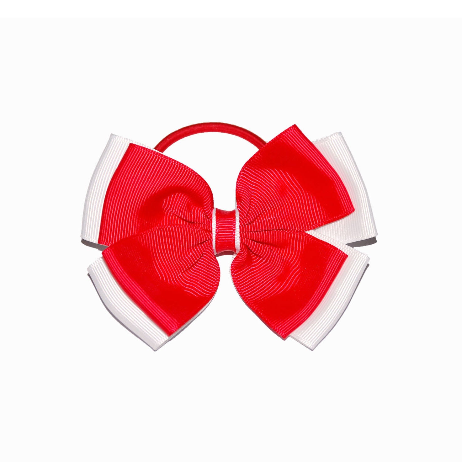 Opal Bow Hair Bobble Red / White – Brenda's Schoolwear